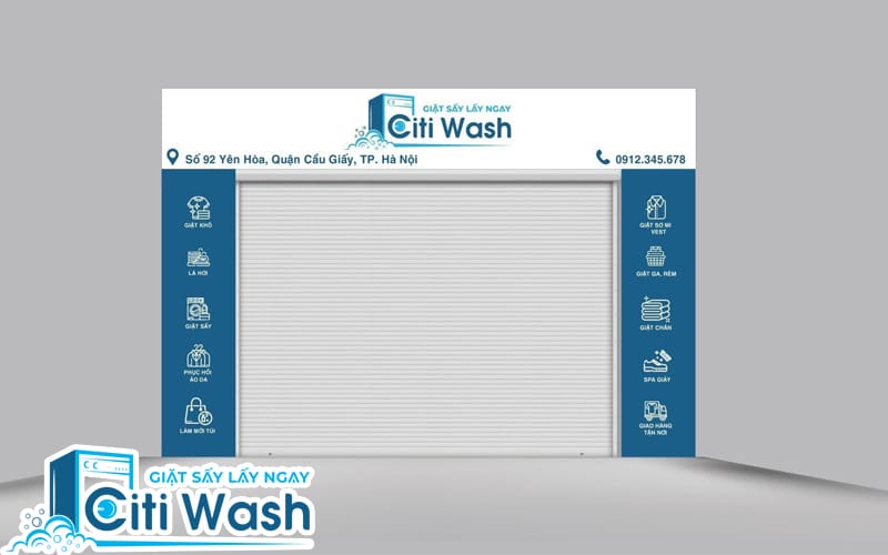 Tư vấn, thiết kế setup tiệm giặt ủi chuyên nghiệp từ A-Z