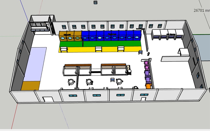 Tư vấn, thiết kế setup tiệm giặt ủi chuyên nghiệp từ A-Z