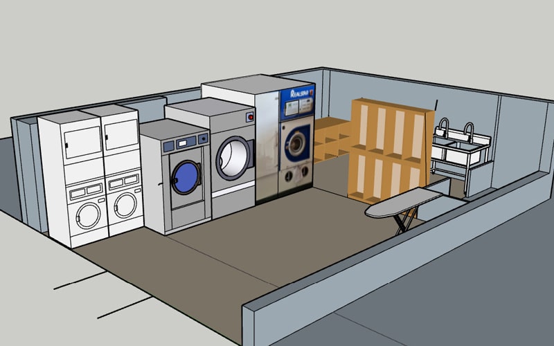 Tư vấn, thiết kế setup tiệm giặt ủi chuyên nghiệp từ A-Z